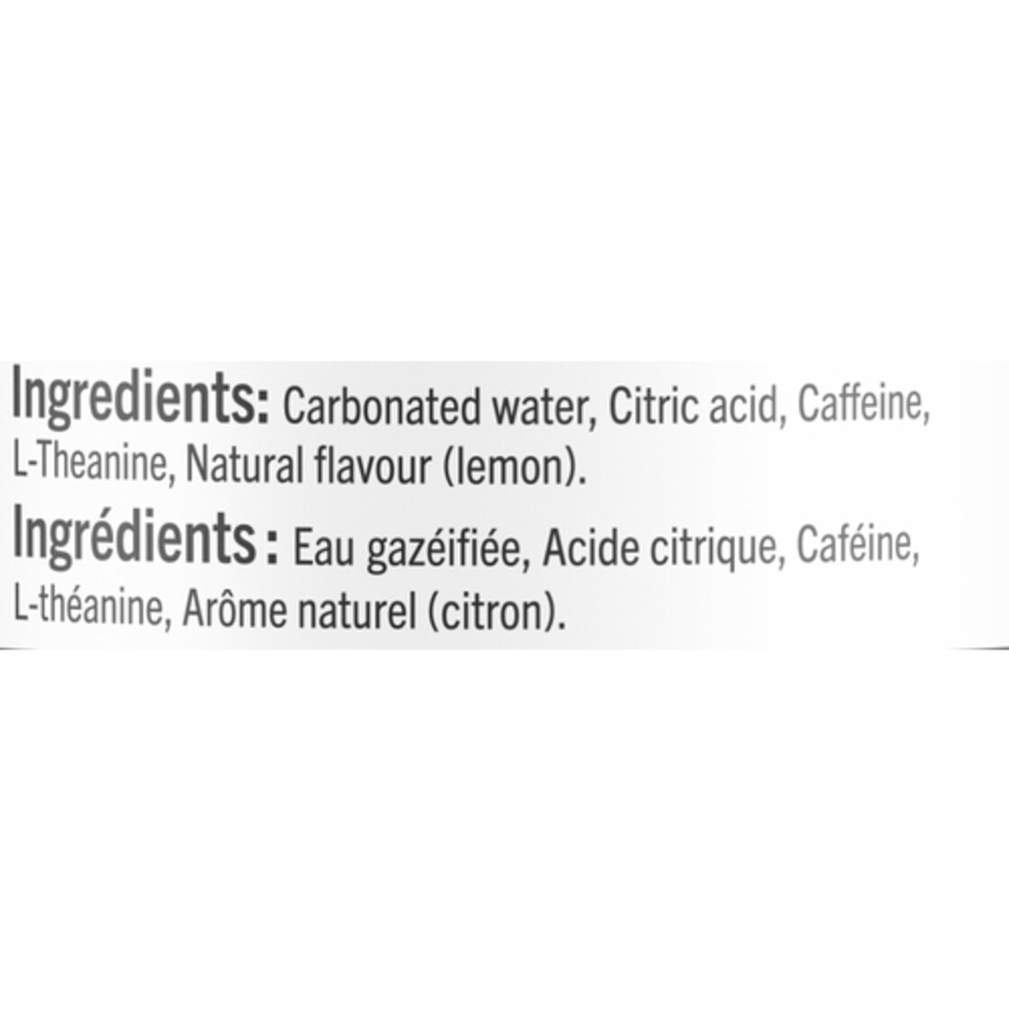 WakeWater Caffeinated Sparkling Water Lemon 355 ml (can) - Voilà Online Groceries & Offers