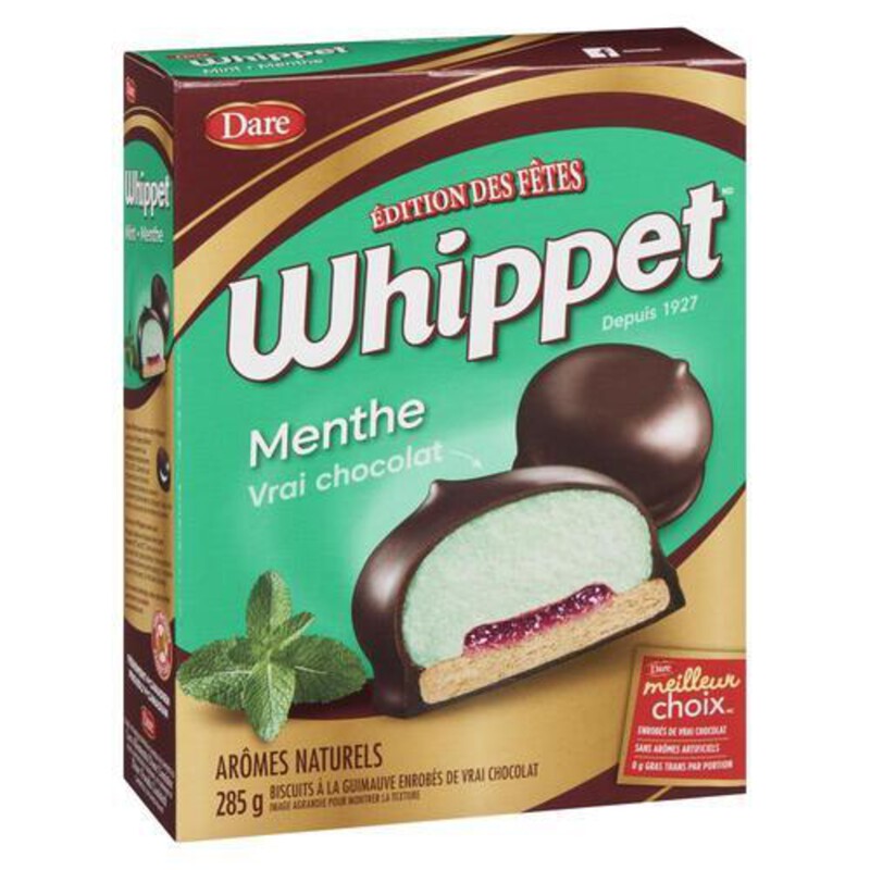 Dare Whippet Peanut-Free Cookies Mint Chocolate 285 g - Voilà Online ...