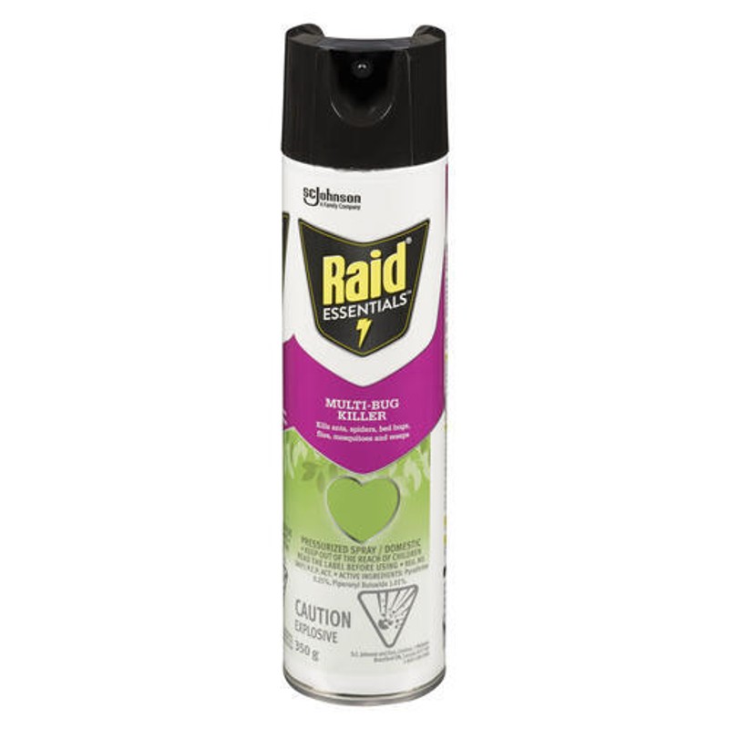 Raid Essentials Multi-Bug Insect Control 350 g - Voilà Online Groceries ...