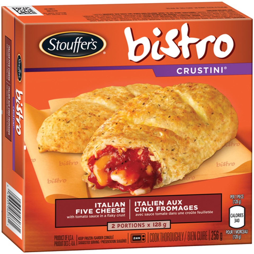 Stouffer's Frozen Italian 5 Cheese Bistro Crustini 256 g - Voilà Online ...
