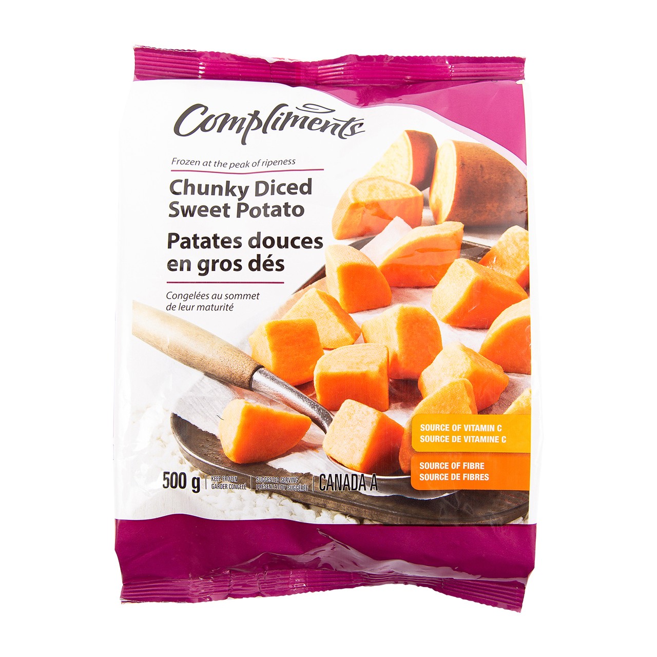 Compliments Frozen Sweet Potato Chunky Diced 500 g - Voilà Online ...