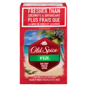 Old Spice Fresh Collection Bar Soap Fiji 6 Pack 850 g - Voilà Online ...