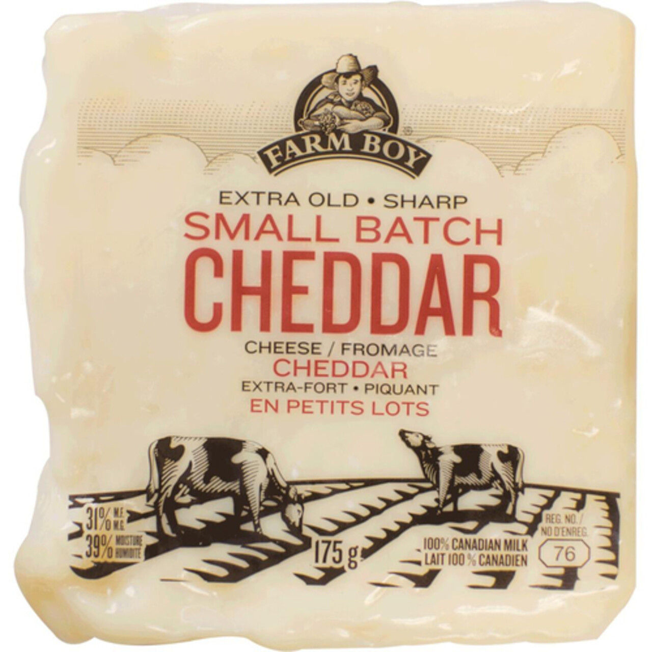 Farm Boy Cheddar Sharp Small Batch Cheese 175 g - Voilà Online ...