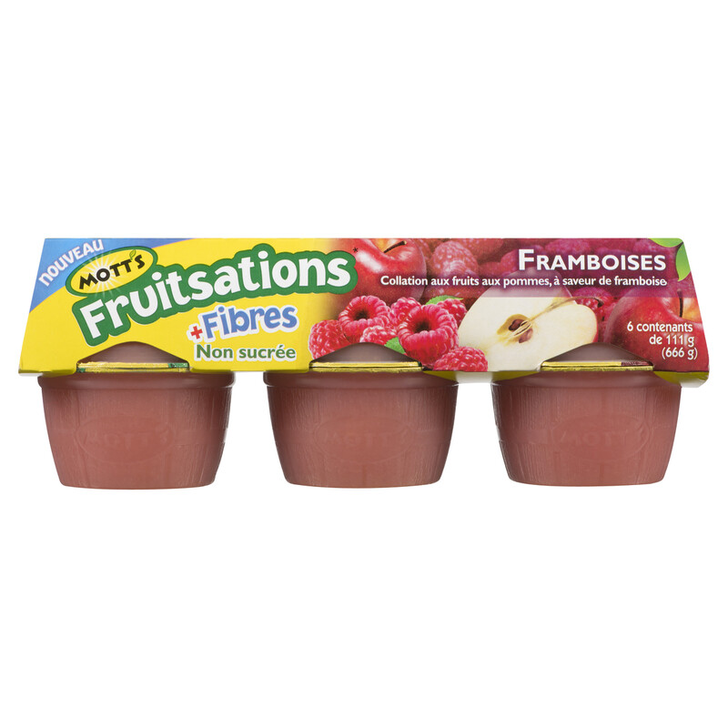 Mott's Fruitsations +Fibre Fruit Snack Apple Raspberry 6 x 111 g ...