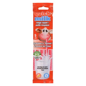 Exclusive Brands Milk Bio Candy Straw Strawberry 5 Piece 30 g - Voilà ...