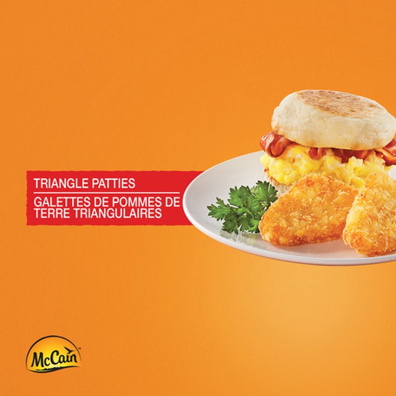 McCain Breakfast Triangle Patties 760 g (frozen) - Voilà Online ...