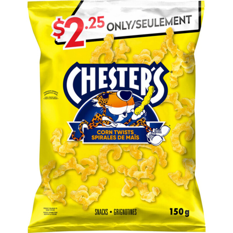 Chester's Snacks Corn Twists 150 g - Voilà Online Groceries & Offers