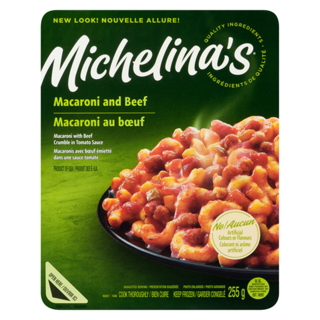 Michelina's Macaroni & Beef Frozen Dinner 255 g - Voilà Online ...