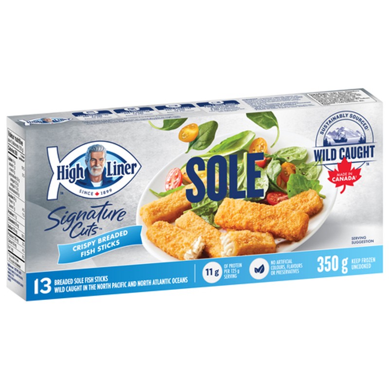High Liner Frozen Sole Fish Sticks Crispy Breaded 350 g - Voilà Online ...