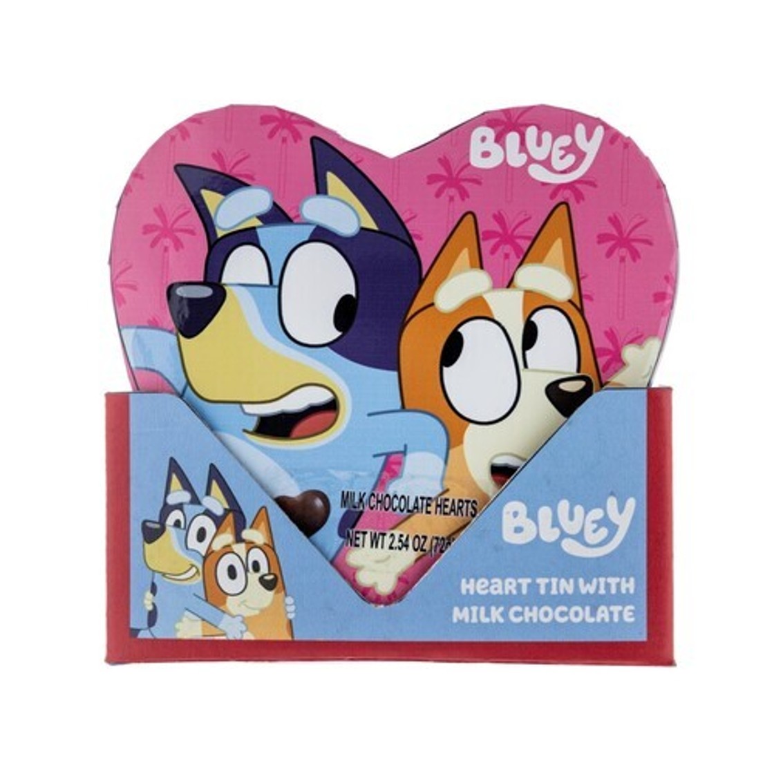 Bluey Milk Chocolate Heart Tin 72 g - Voilà Online Groceries & Offers