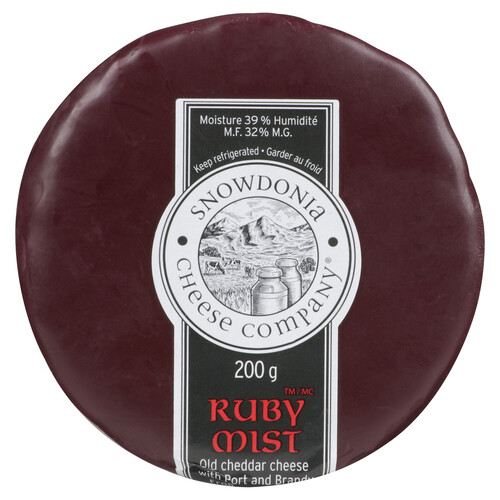 Snowdonia Cheese Ruby Mist Old Cheddar 200 g - Voilà Online Groceries ...