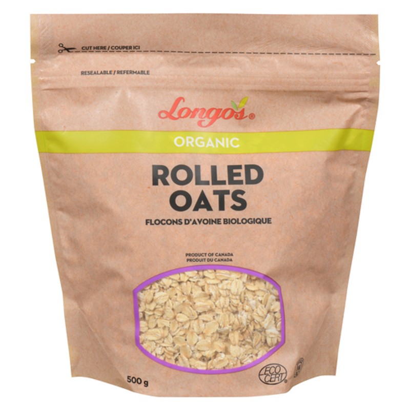 Longo's Organic Rolled Oats 500 g - Voilà Online Groceries & Offers