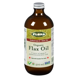 Flora Organic Flax Oil 500 ml - Voilà Online Groceries & Offers