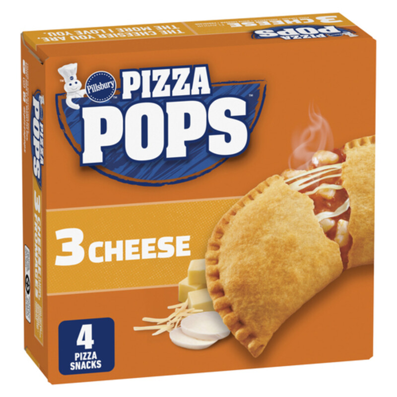 Pillsbury Pizza Pops Frozen Pizza Snack 3 Cheese 380 g - Voilà Online ...