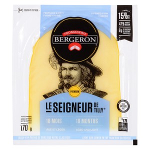 Bergeron Seigneur Tilly Cheese 18 Months 170 g - Voilà Online Groceries ...