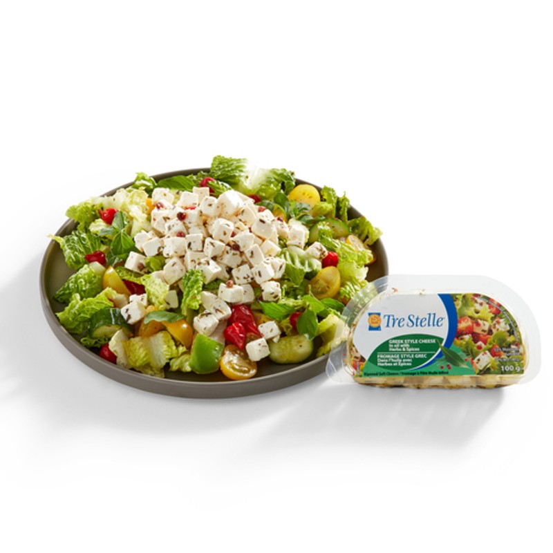 Tre Stelle Feta Cheese In Oil With Herb And Spices 100 g - Voilà Online ...