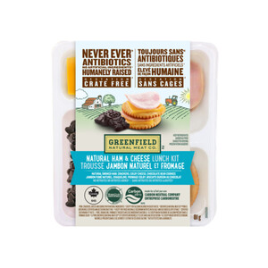 Greenfield Natural Meat Co. Natural Lunch Kit Ham & Cheese 81 g - Voilà ...