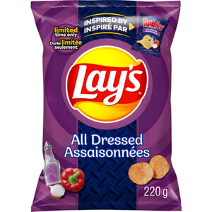 Lay's Potato Chips All Dressed 220 g - Voilà Online Groceries & Offers