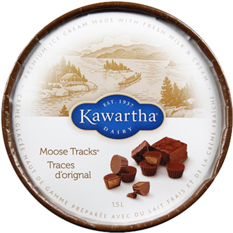 Kawartha Dairy Ice Cream Moose Tracks 1.5 L - Voilà Online Groceries ...