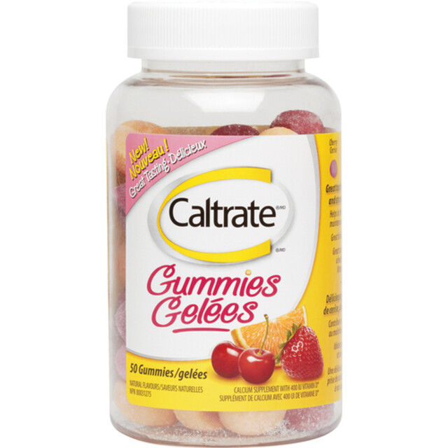 Caltrate Calcium & Vitamin D3 Gummies 50 Count - Voilà Online Groceries ...