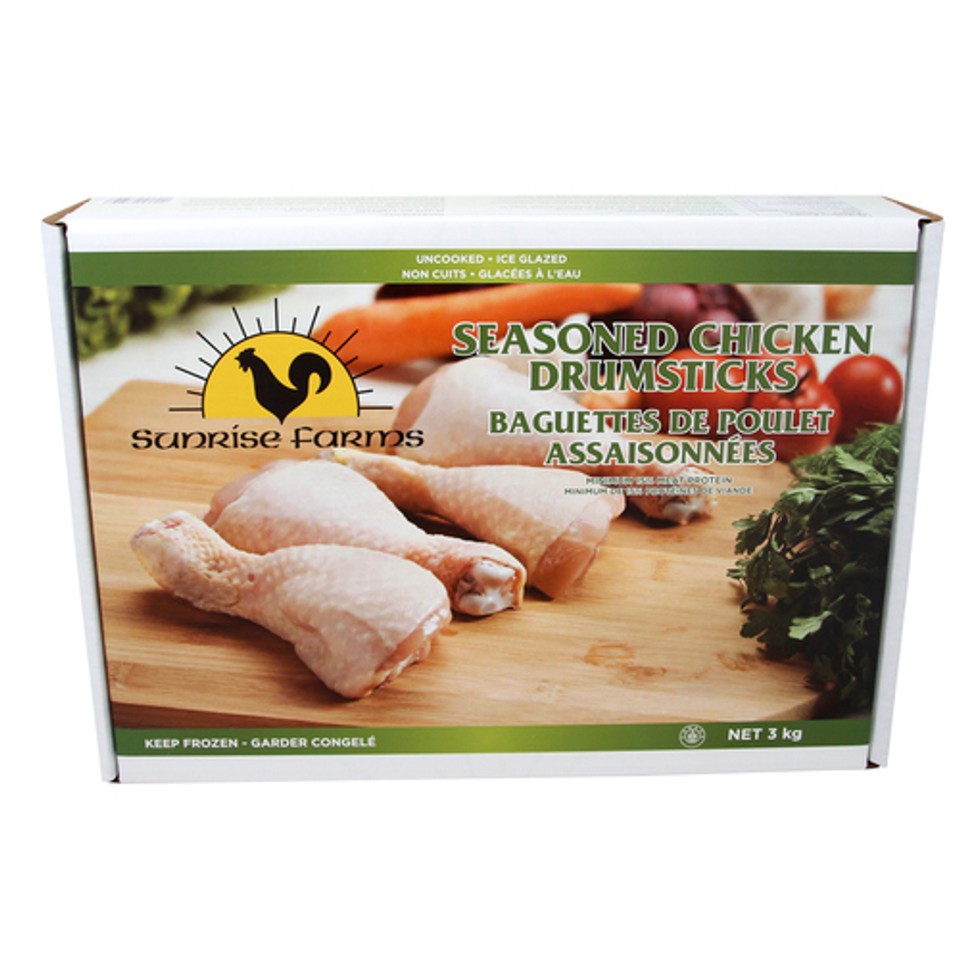 Sunrise Farms Drumsticks Seasoned IQF Chicken - Voilà Online Groceries ...