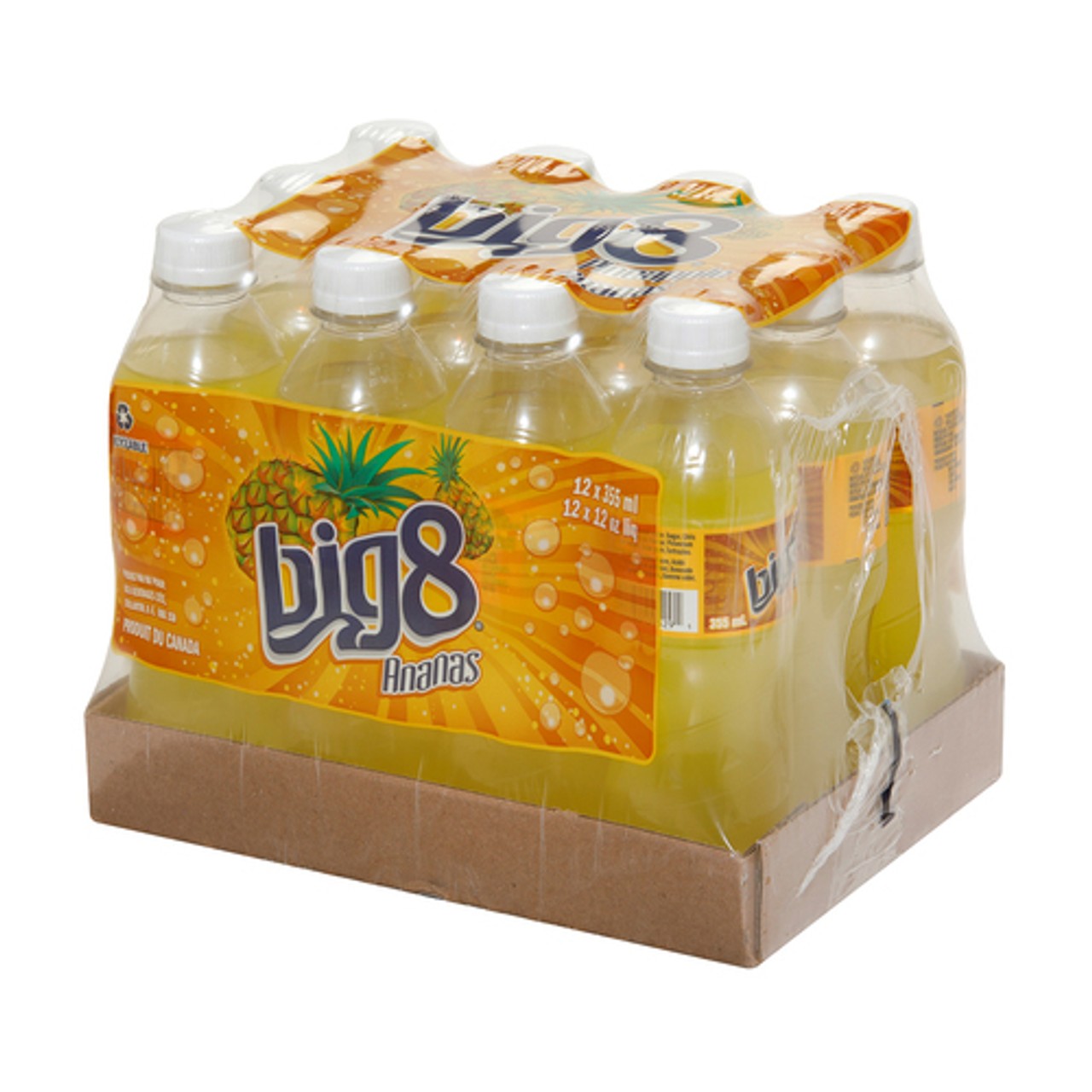 Big 8 Soft Drink Pineapple 12 x 355 ml (bottles) - Voilà Online ...