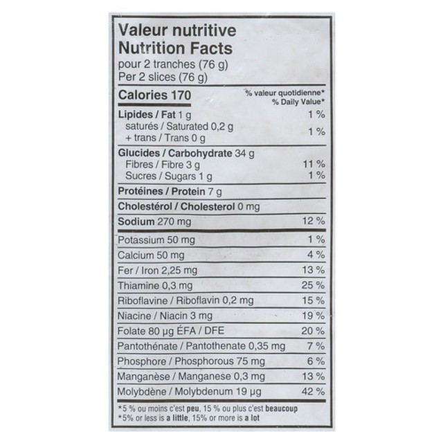 POM White Bread Nature Sugar & Fat Free 650 g - Voilà Online Groceries ...