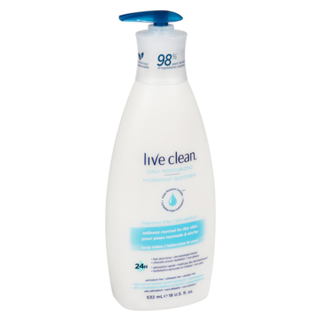Live Clean Body Lotion 532 ml - Voilà Online Groceries & Offers