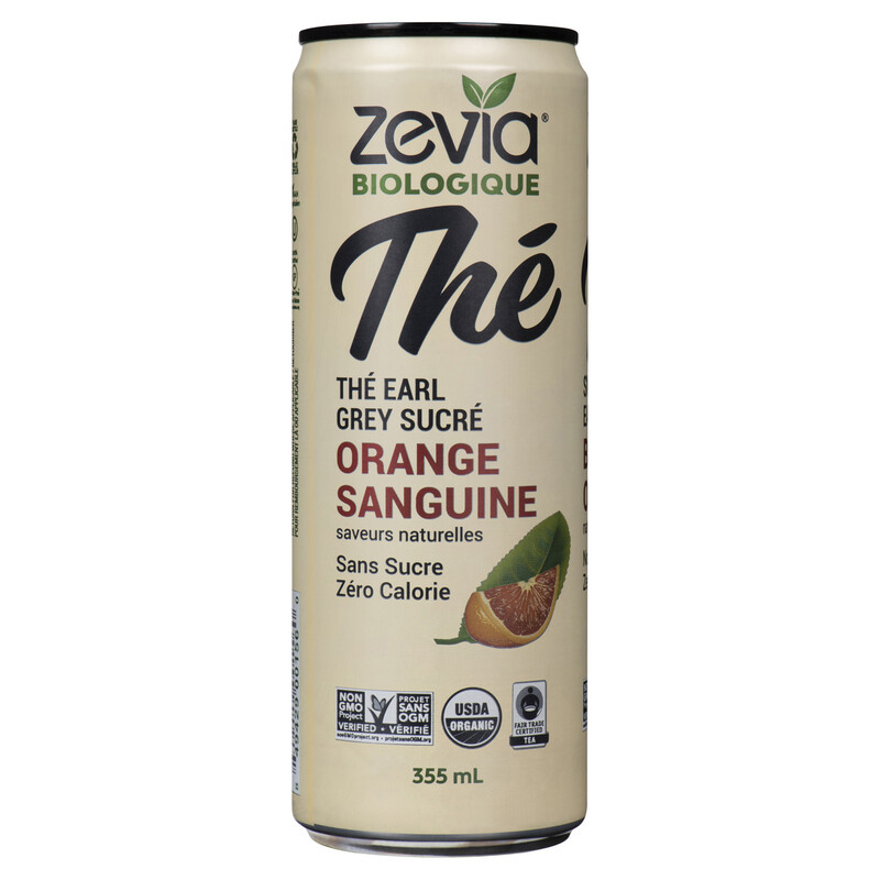 Zevia Organic Tea Earl Grey Blood Orange 355 ml (can) - Voilà Online ...
