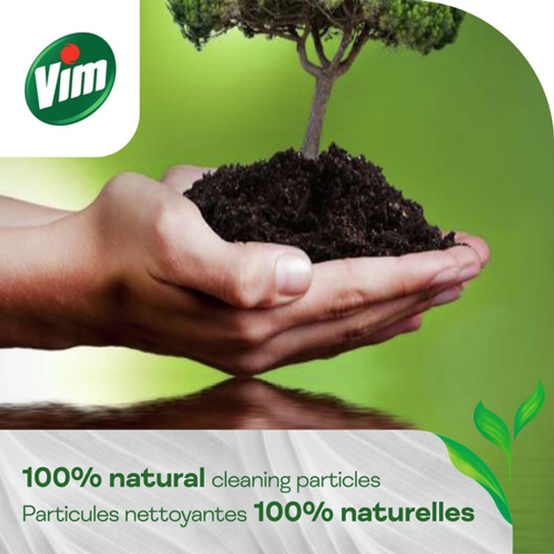 Vim Pureboost Cream Cleaner With Bleach Multi Surface Cleaner 500 ml ...