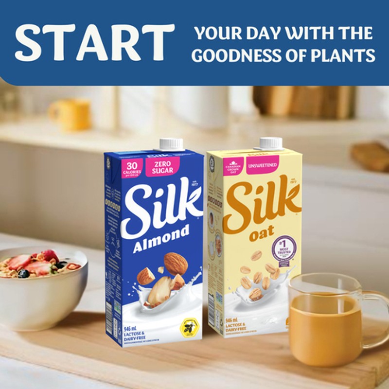 Silk Nextmilk Plant Based Beverage Regular Shelf Stable 946 ml - Voilà ...