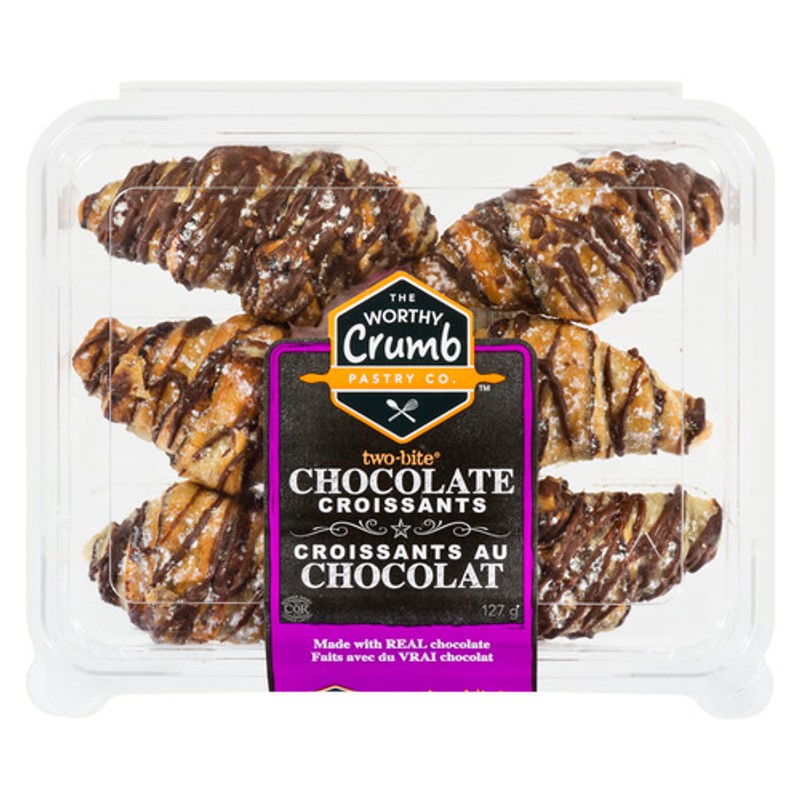 Two-Bite Chocolate Mini Croissants 127 g - Voilà Online Groceries & Offers
