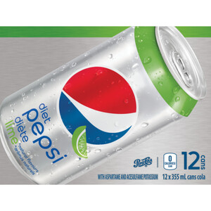 Pepsi Diet Soft Drink Lime 12 x 355 ml (cans) - Voilà Online Groceries ...