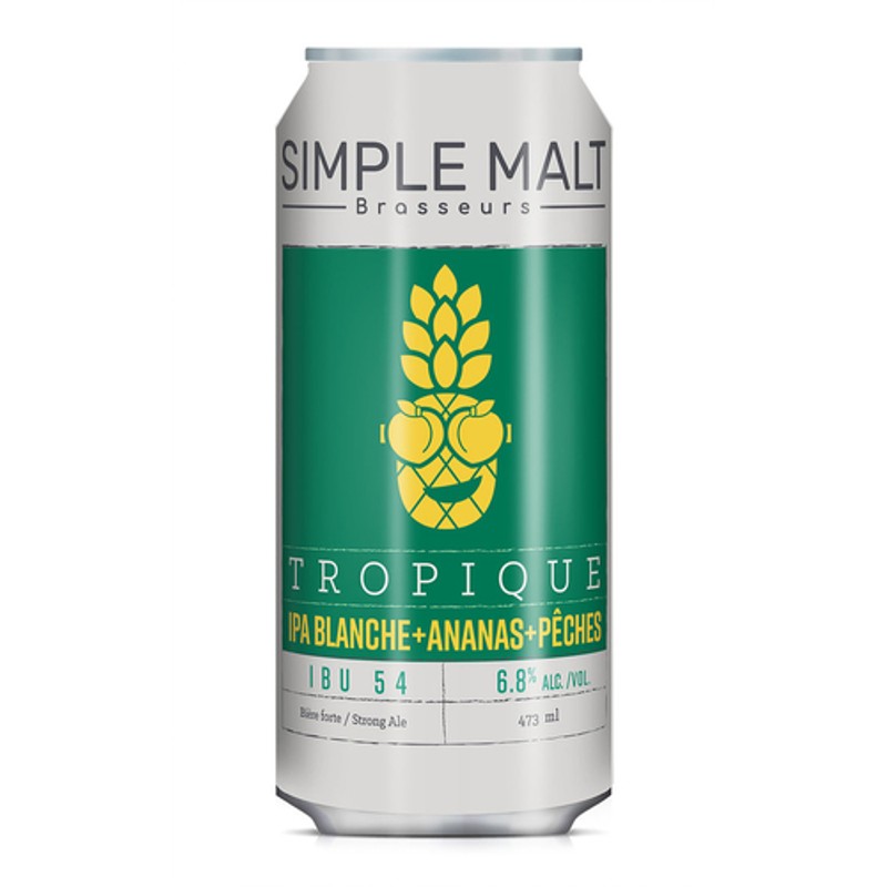 Simple Malt Brasseurs Strong Beer Tropique 473 ml (can) - Voilà Online ...