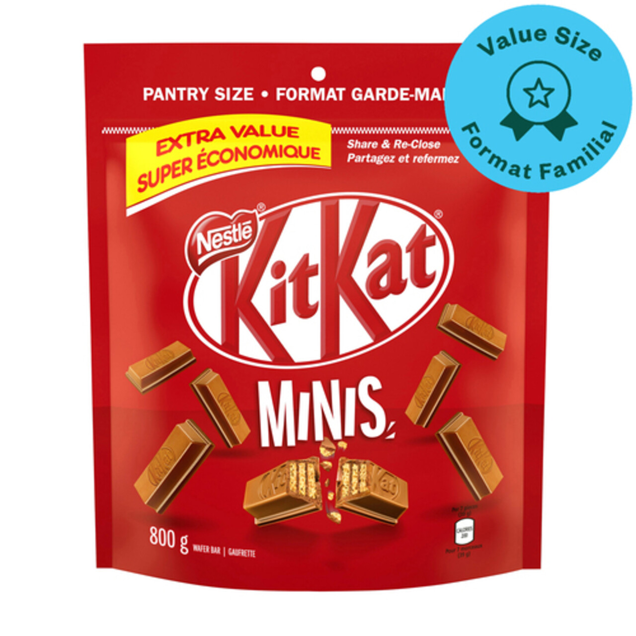 Kit Kat Minis Bag Pantry Size 800 g - Voilà Online Groceries & Offers