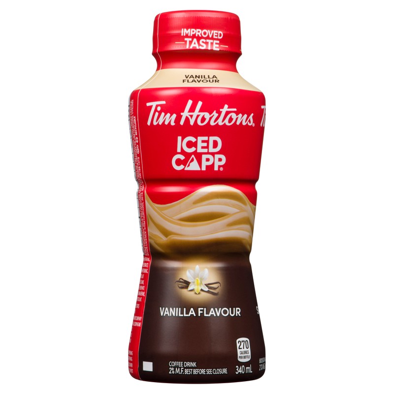 Tim Hortons Iced Cappuccino Vanilla 340 ml (bottle) - Voilà Online ...