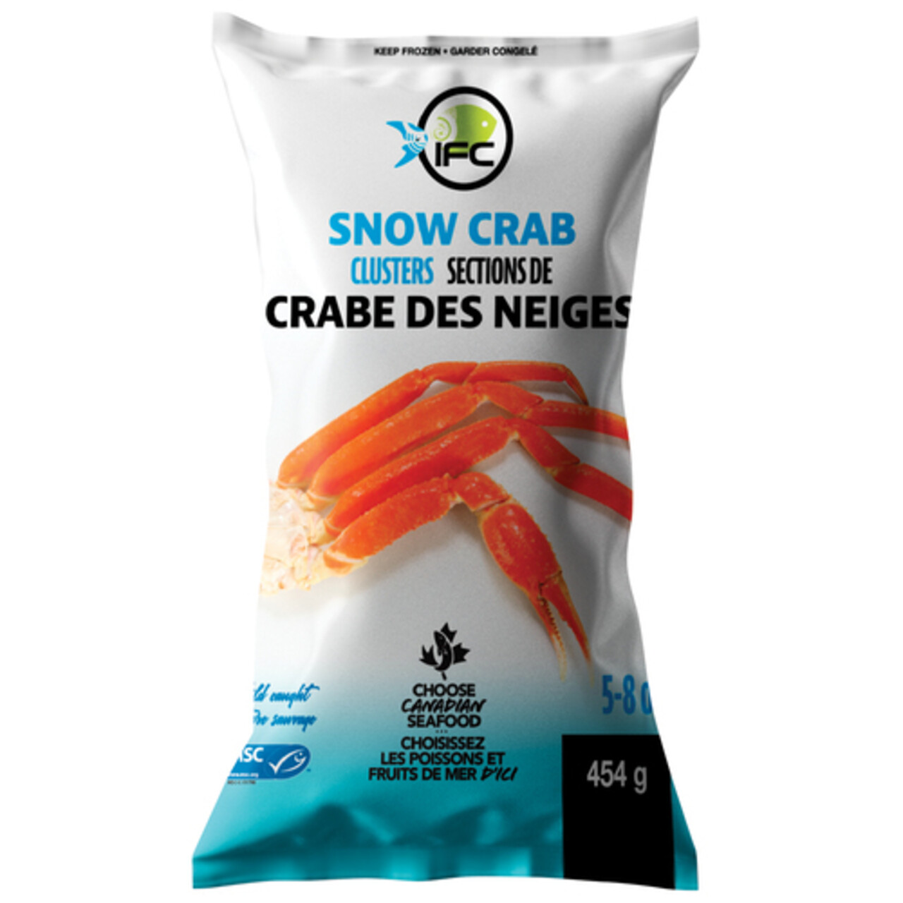Toppits Frozen Snow Crab Legs Fully Cooked 454 g - Voilà Online ...