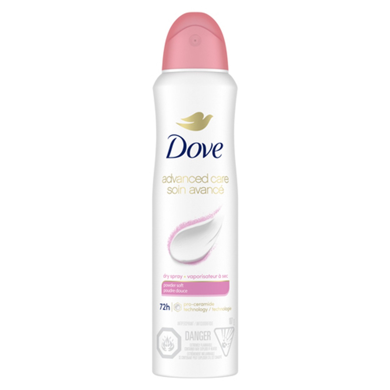 Dove Advanced Care Dry Spray Antiperspirant For Women Powder Soft 107 g ...