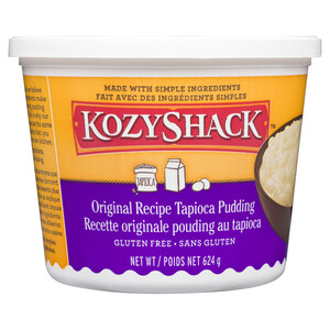Kozy Shack Gluten-Free Pudding Tapioca Original 624 g - Voilà Online ...