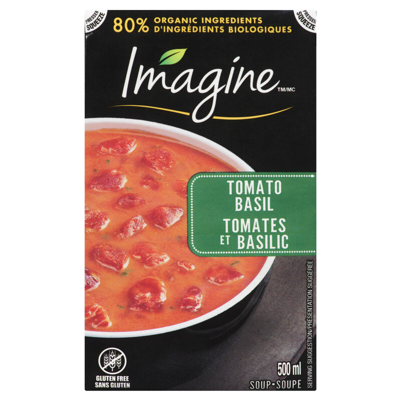 Imagine Organic Soup Tomato Basil 500 ml - Voilà Online Groceries & Offers