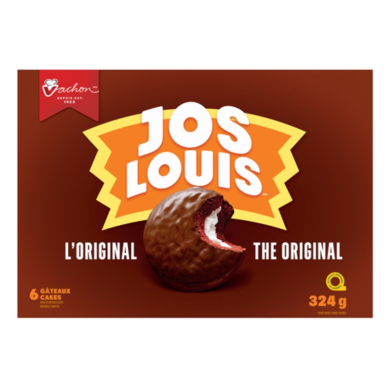 Vachon Jos Louis Cakes Snack The Original 6 Pack 324 g - Voilà Online ...