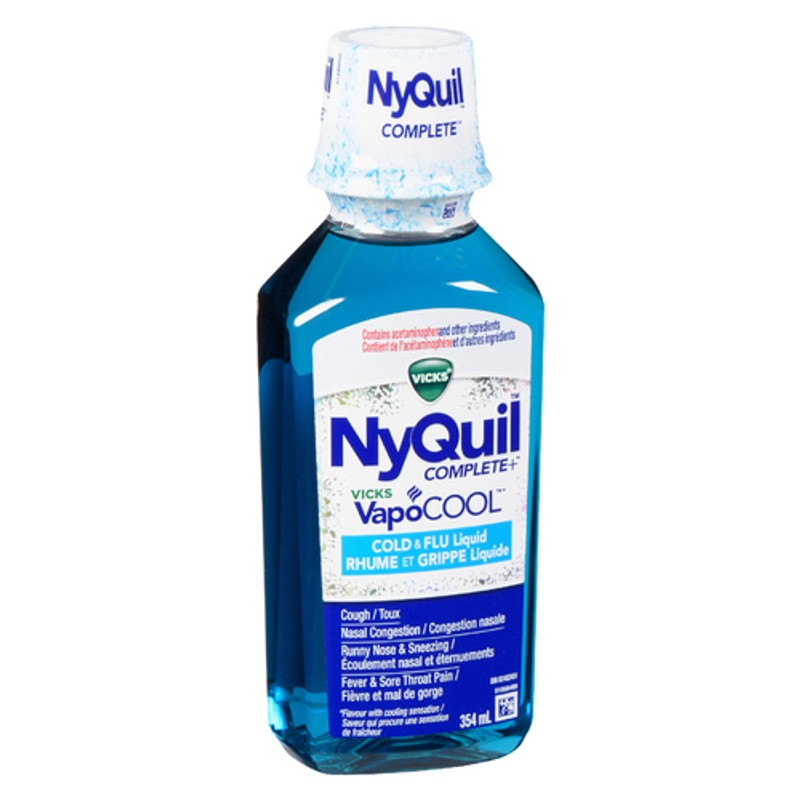 Vicks Nyquil Complete Vapocool Cold & Cough Remedies 354 ml - Voilà ...