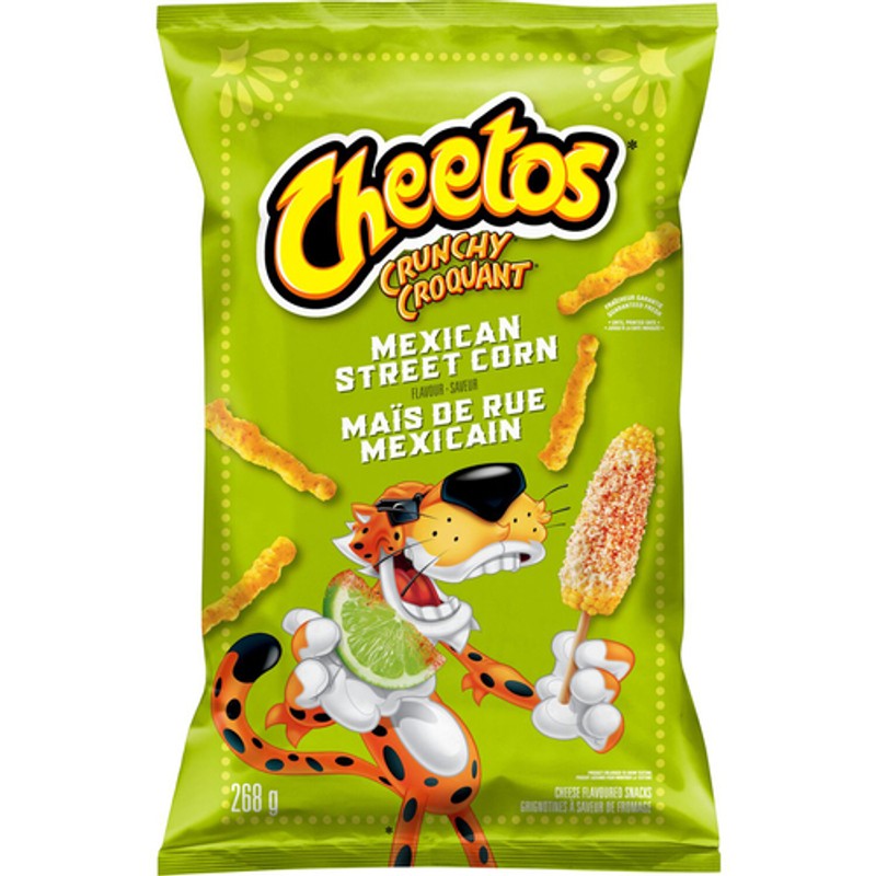 Cheetos Crunchy Mexican Street Corn Flavour Cheese Flavoured Snacks 268 ...