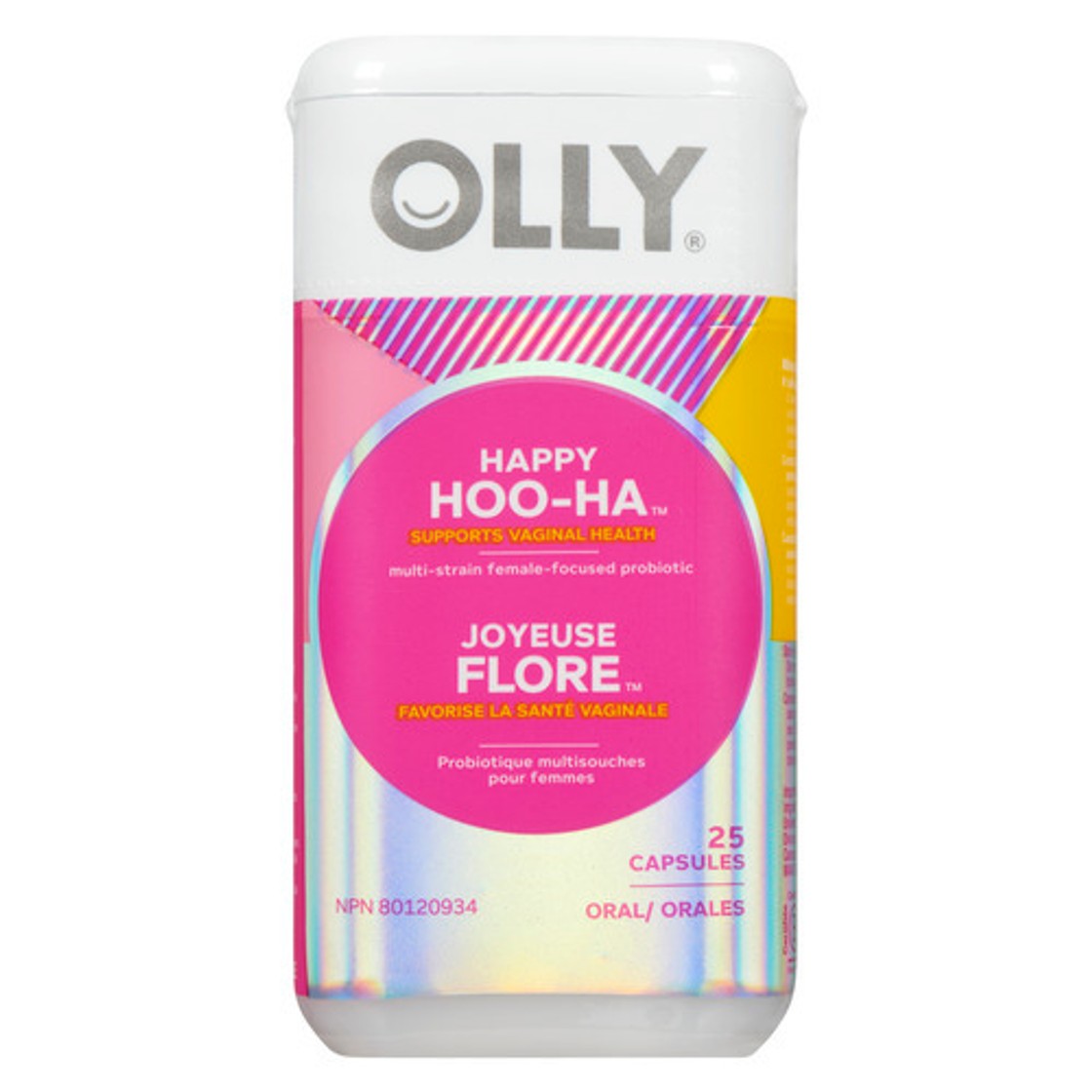 OLLY Probiotic Happy Hoo-Ha Capsule 25 Count - Voilà Online Groceries ...