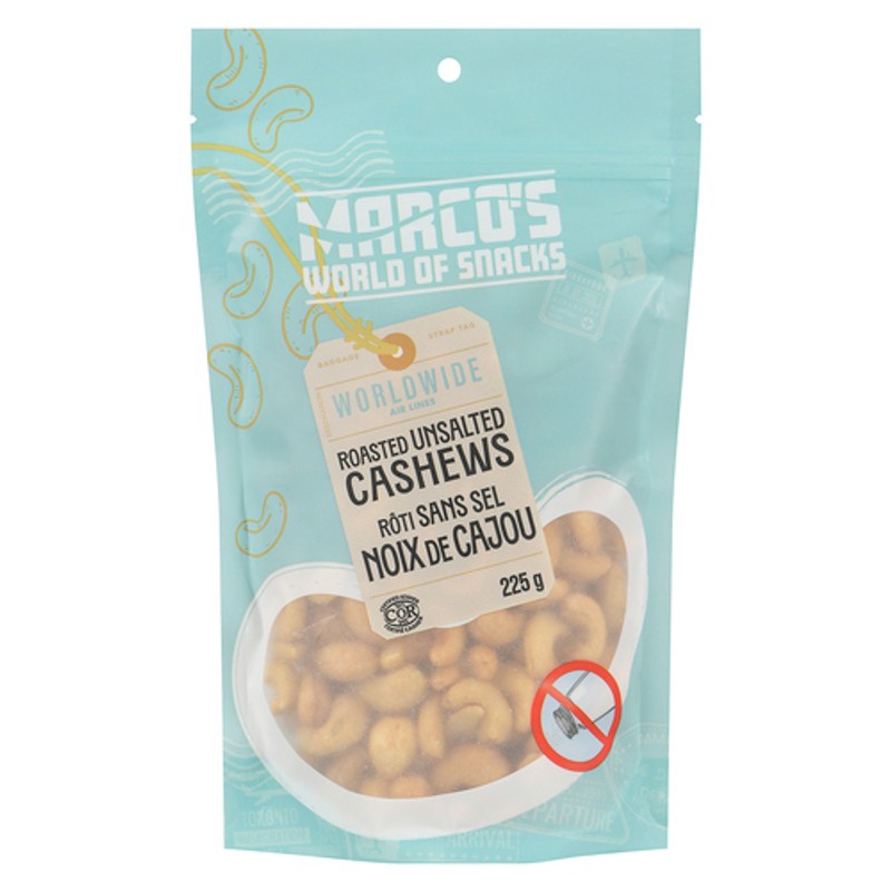 Marco's World Of Snacks Cashews Roasted Unsalted 225 g - Voilà Online ...