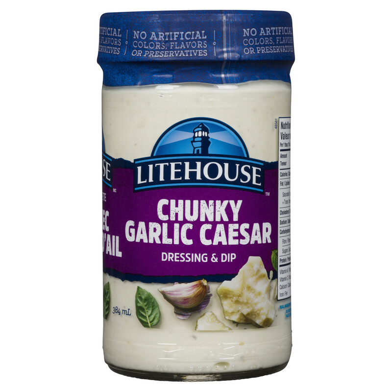 Litehouse Dressing & Dip Chunky Garlic Caesar 384 ml - Voilà Online ...