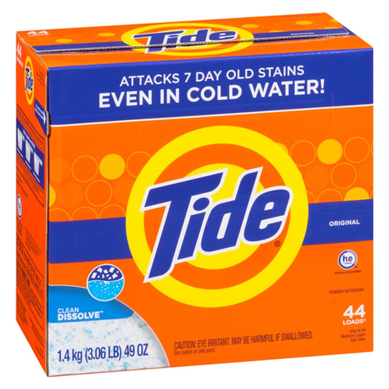 Tide Laundry Detergent Powder Original Regular 1.4 kg - Voilà Online ...