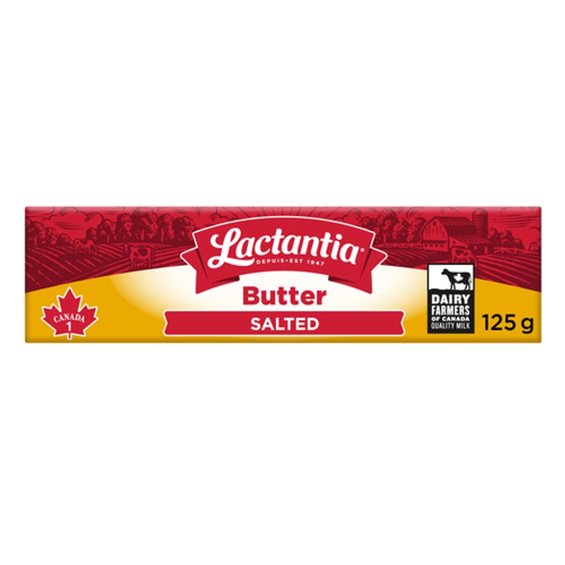 Lactantia Butter Salted 125 g - Voilà Online Groceries & Offers