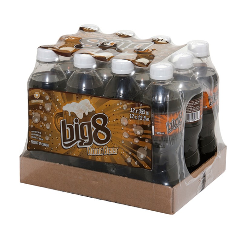 Big 8 Soda Rootbeer 12 x 355 ml (bottles) - Voilà Online Groceries & Offers