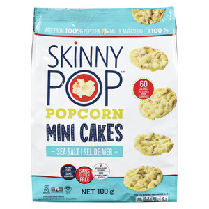 Skinny Pop Gluten-Free Popcorn Mini Cakes Sea Salt 100 g - Voilà Online ...